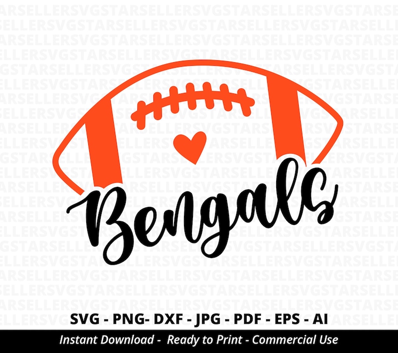 Bengals Football SVG, Bengals Pride, Sport Mama (digital Files) - Etsy