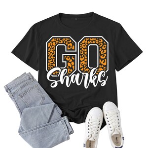 Leopard Go Sharks Svg,sharks Cheer Svg,sharks Mascot Svg,sharks Svg ...