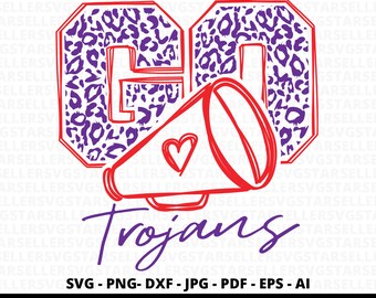 Trojans Cheer Svg - Etsy