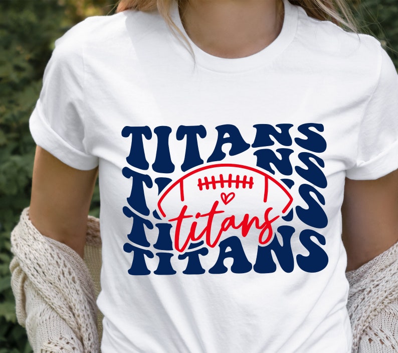 Titans Football SVG PNG Titans Svgstacked Titans Svgtitans - Etsy