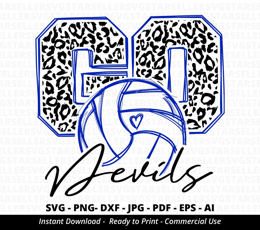 Go Devils Svg,devils Svg,go Leopard Devils Svg,devils Mascot Svg,devils ...