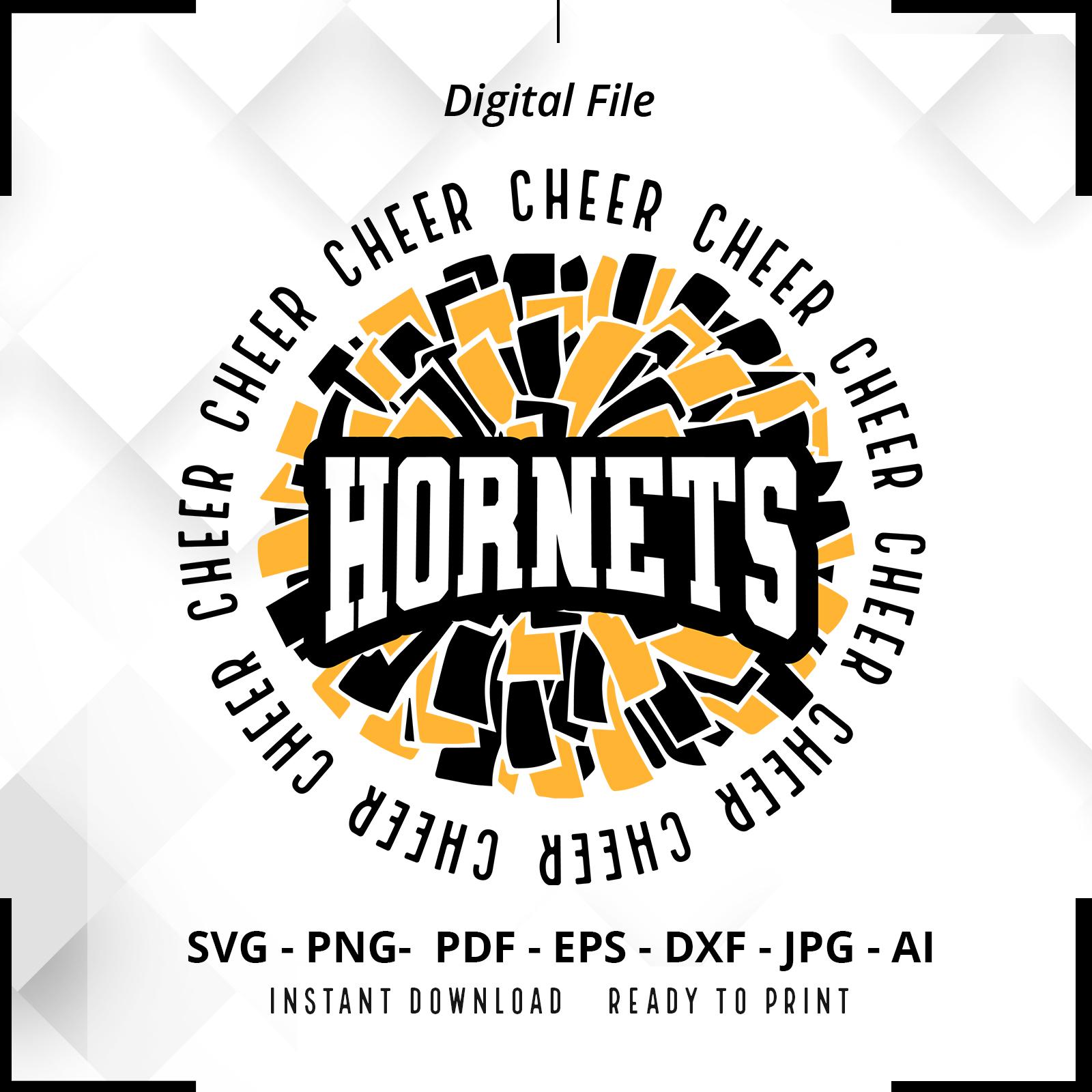 Hornets Cheer SVG, PNG, Mascot, Pom Pom (digital File) - Etsy