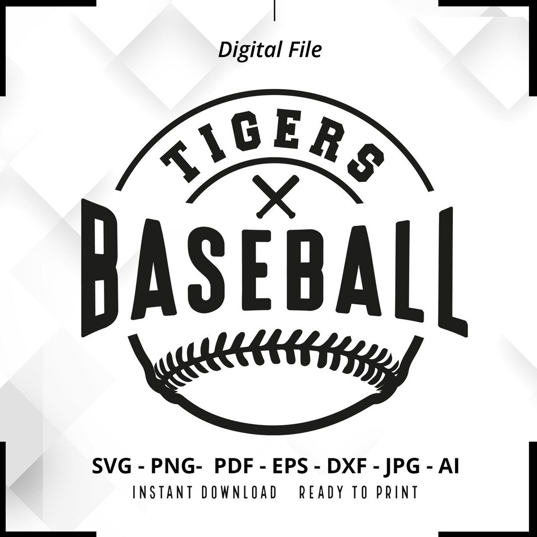 Tigers Baseball SVG PNG, Tigers Svg, Baseball Svg, Tigers Shirt Svg ...