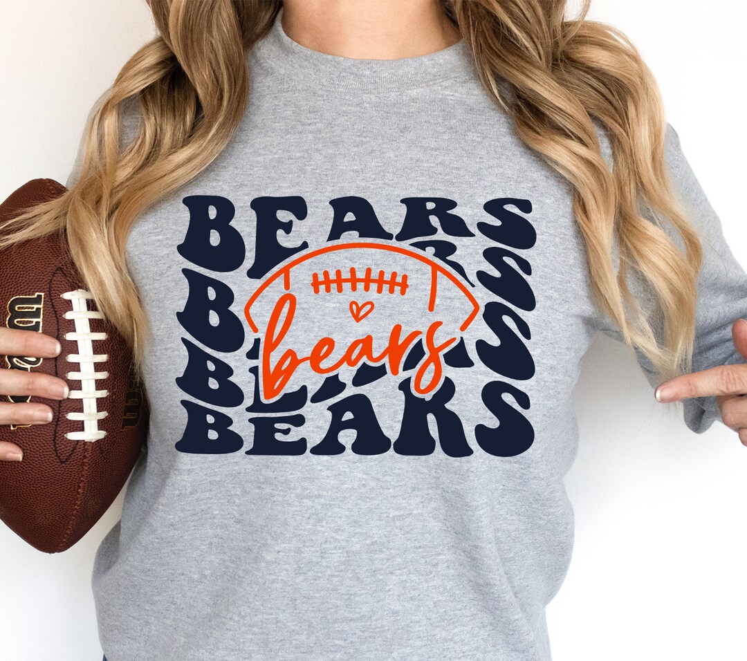 Bears Football SVG PNG Bears Svgstacked Bears Svgbears - Etsy