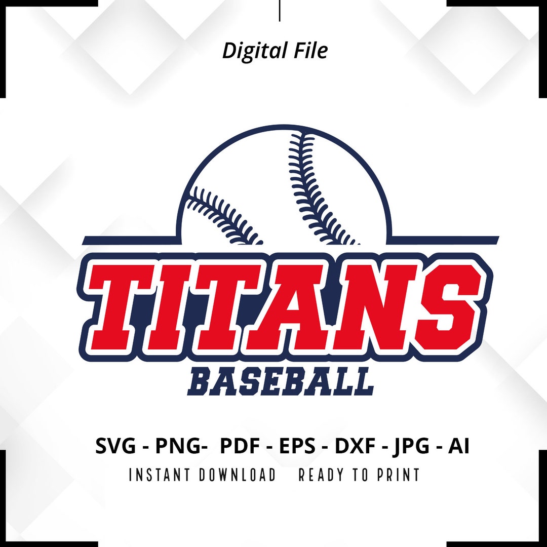 Titans Baseball SVG PNG, Titans Svg, Baseball Svg, Titans Shirt Svg ...