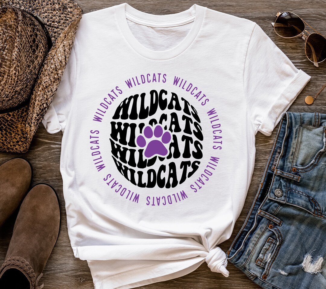 Wildcats Paw SVG PNG Wildcats Svgstacked Wildcats Paw - Etsy