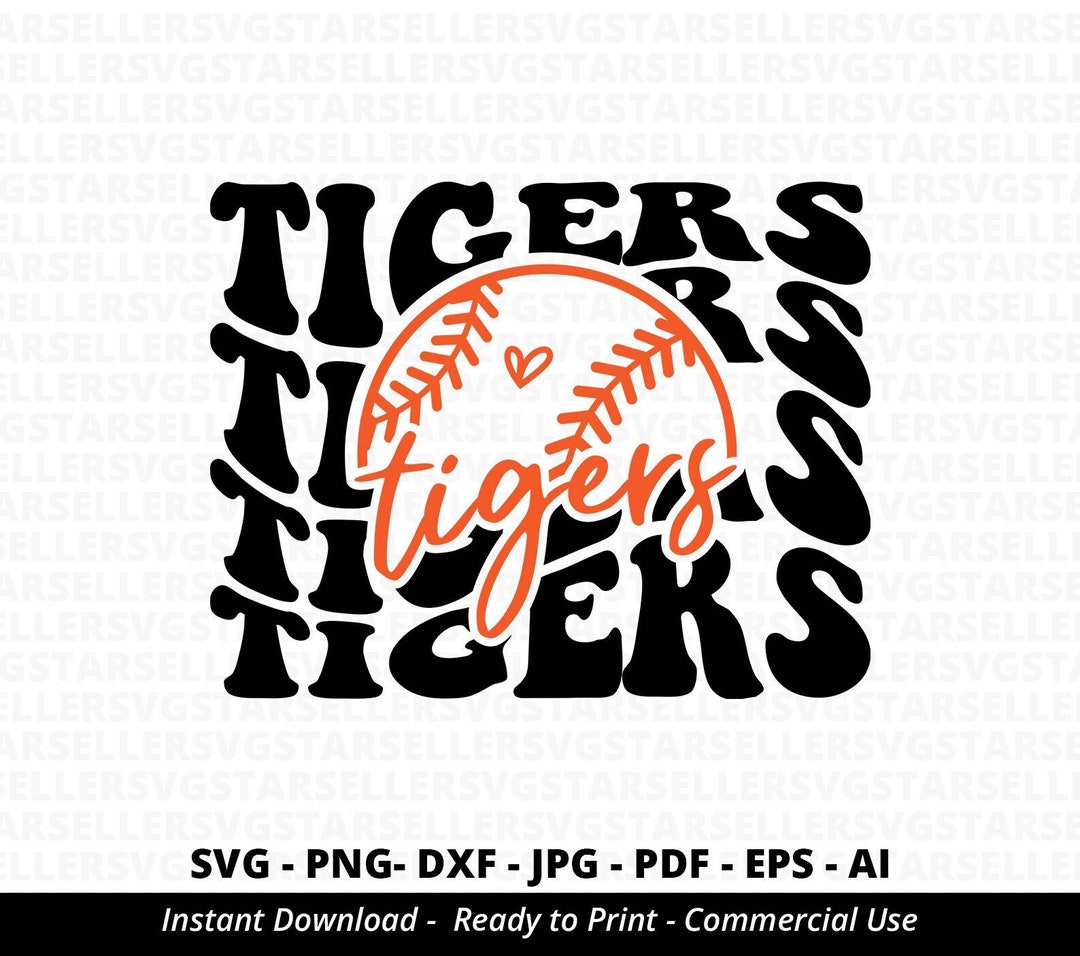 Tigers Baseball SVG PNG, Stacked Tigers Svg,tigers Svg,tigers Shirt Svg ...