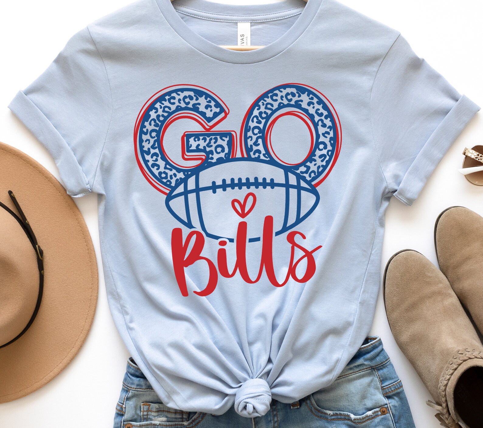 Go Bills Leopard Football SVG, PNG, Cricut - Etsy