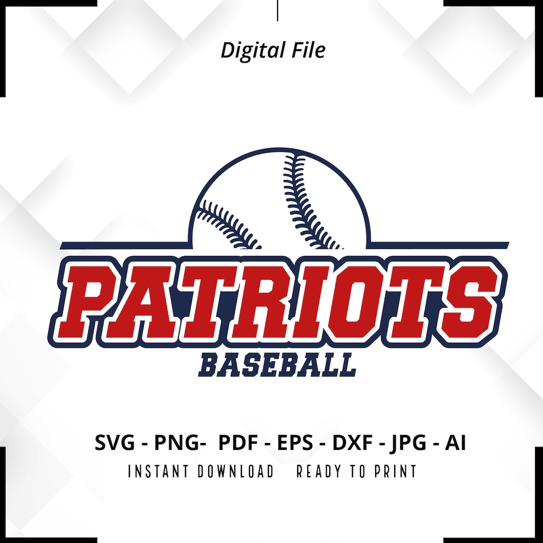Patriots Baseball SVG PNG, Patriots Svg, Baseball Svg, Patriots Shirt ...