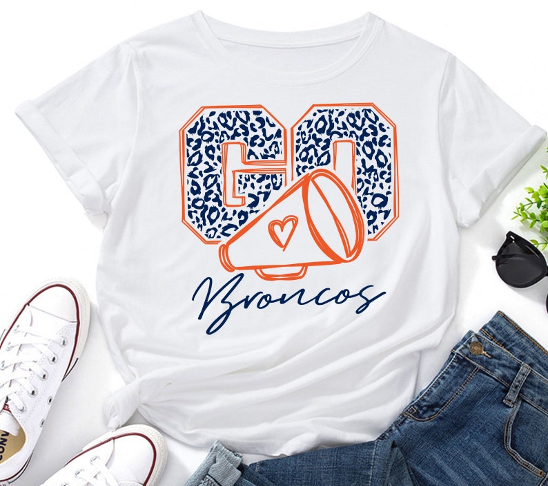 Leopard Broncos Mascot SVG, School Spirit Design (digital Download) - Etsy