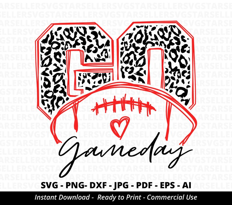 Football Game Day SVG, Mom Shirt Design (cut File) - Etsy