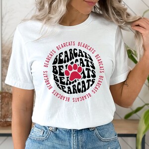 Bearcats Paw SVG PNG, Bearcats Svg,stacked Bearcats Paw Svg,bearcats ...