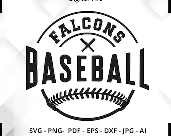 Falcons Baseball SVG PNG, Baseball Svg, Falcons Svg, Baseball Shirt Svg ...