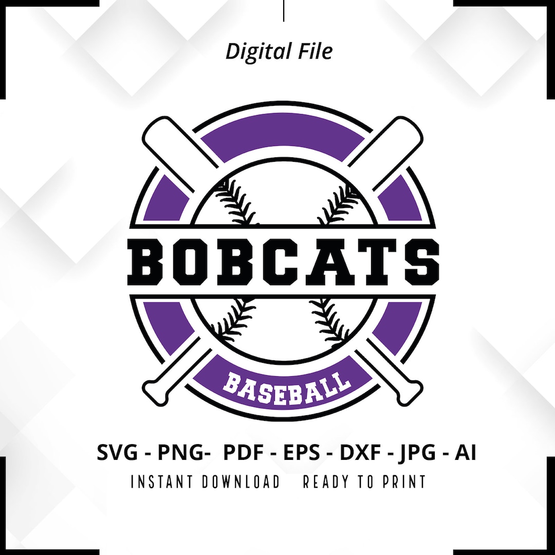 Bobcats Baseball SVG PNG, Bobcats Svg, Baseball Svg, Bobcats Shirt Svg ...