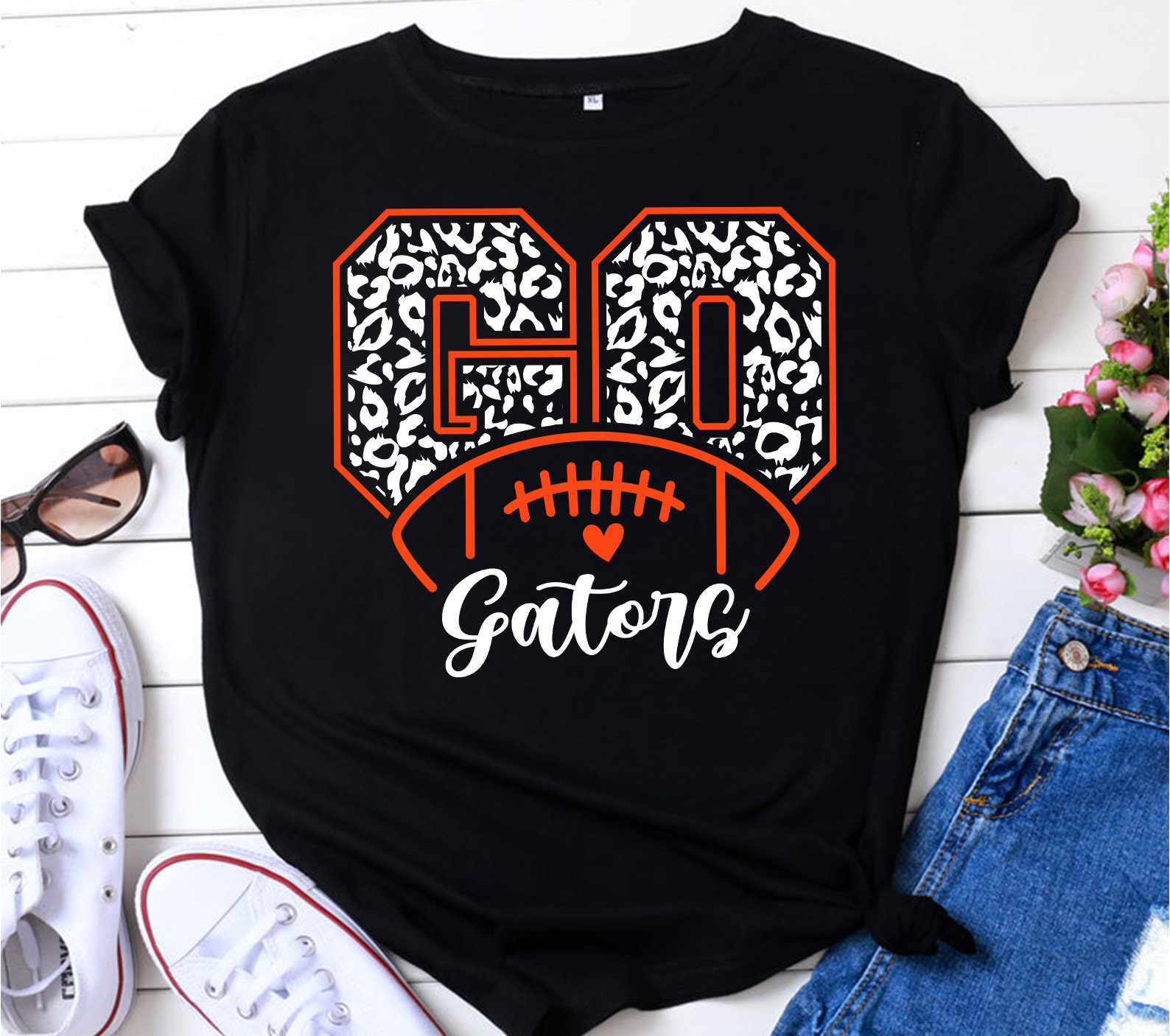 Go Gators Football SVG Gators Svg Go Leopard Gators - Etsy