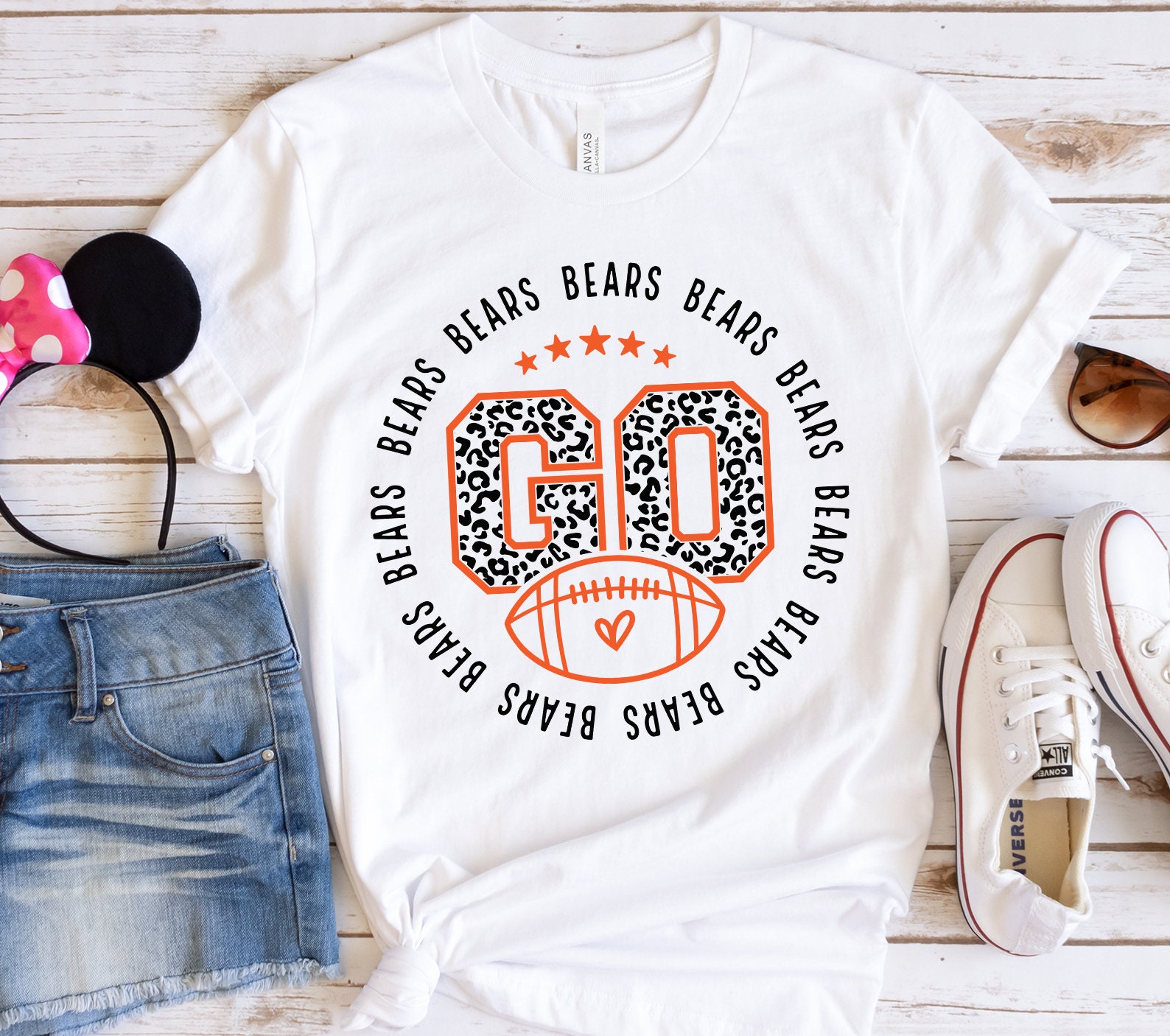 Go Bears Football SVG PNG Bears Svgleopard Go Bears - Etsy