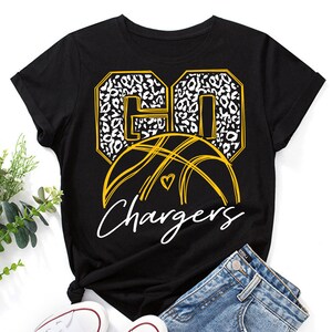 Go Chargers Basketball Svg,chargers Svg,go Leopard Chargers Svg ...