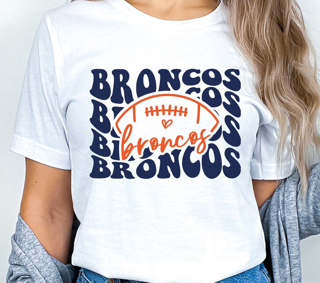 Broncos Football SVG PNG Broncos Svgstacked Broncos - Etsy