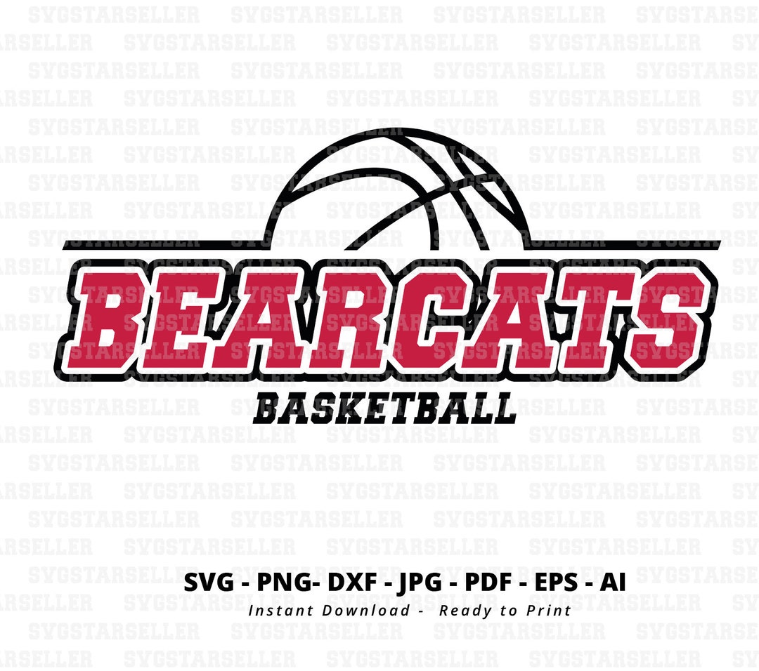 Bearcats Basketball SVG PNG, Bearcats Svg, Basketball Shirt Svg ...