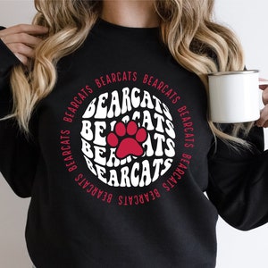 Bearcats Paw SVG PNG, Bearcats Svg,stacked Bearcats Paw Svg,bearcats ...