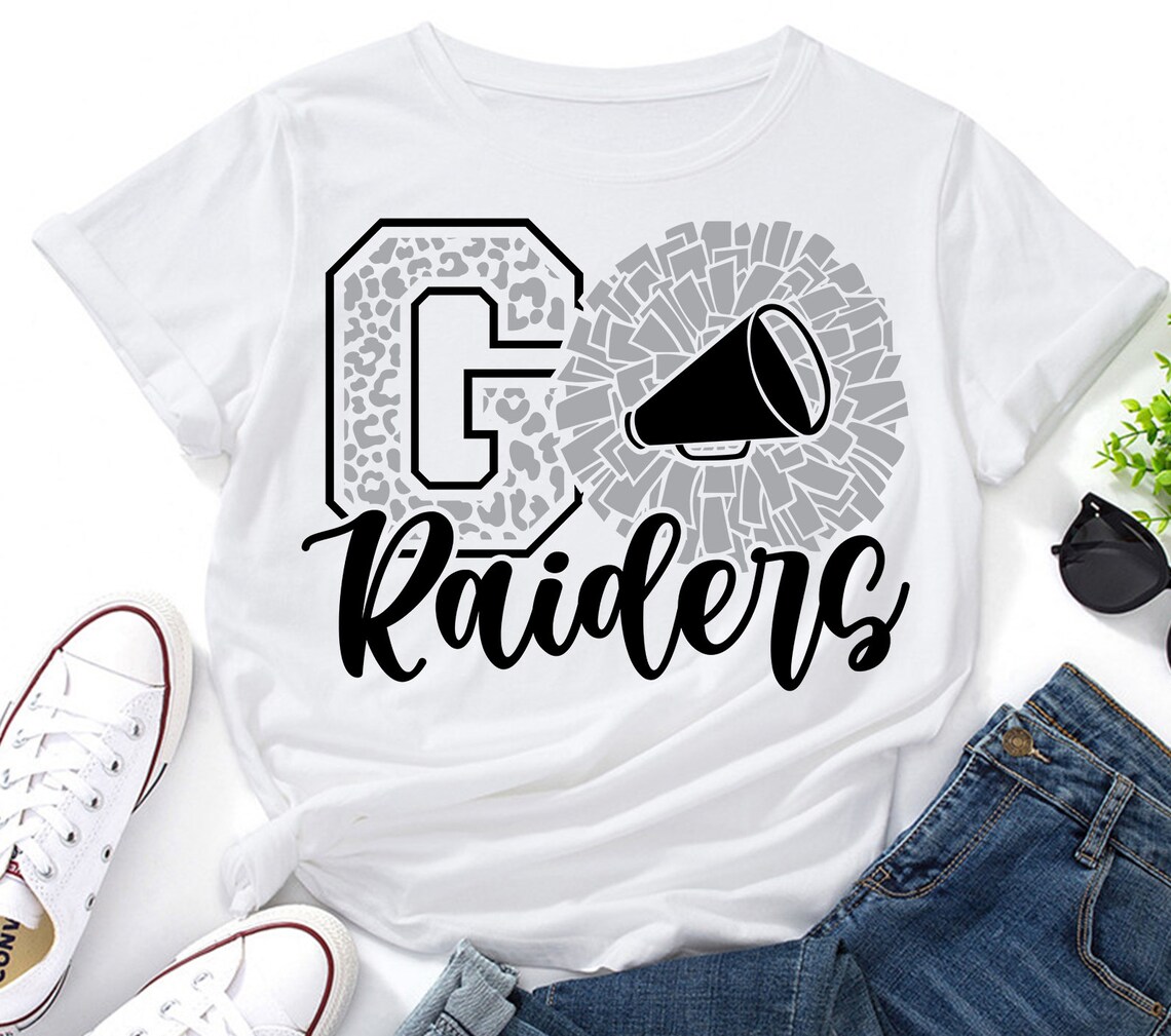 Go Raiders Leopard Svgraiders Cheer Svgraiders Shirt - Etsy