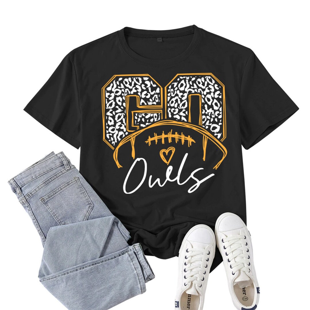 Leopard Go Owls Svgowls Football Svgowls Svgowls Mascot - Etsy