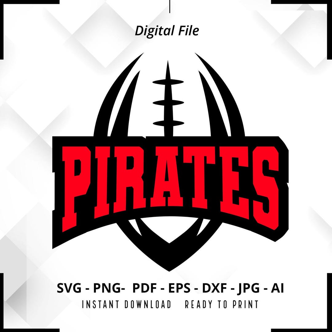 Pirates SVG PNG, Pirates Football Svg, Pirates Shirt Svg, Pirates ...