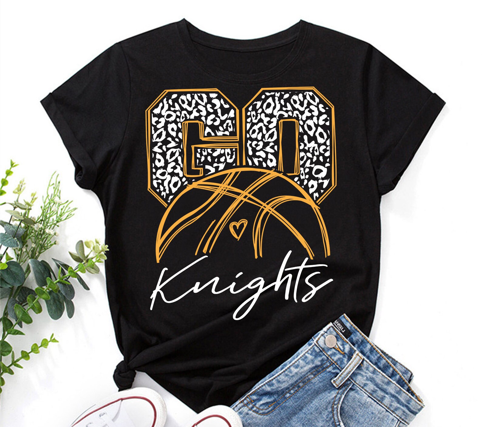 Go Knights Basketball SVG, Mascot Graphic (digital Files) - Etsy
