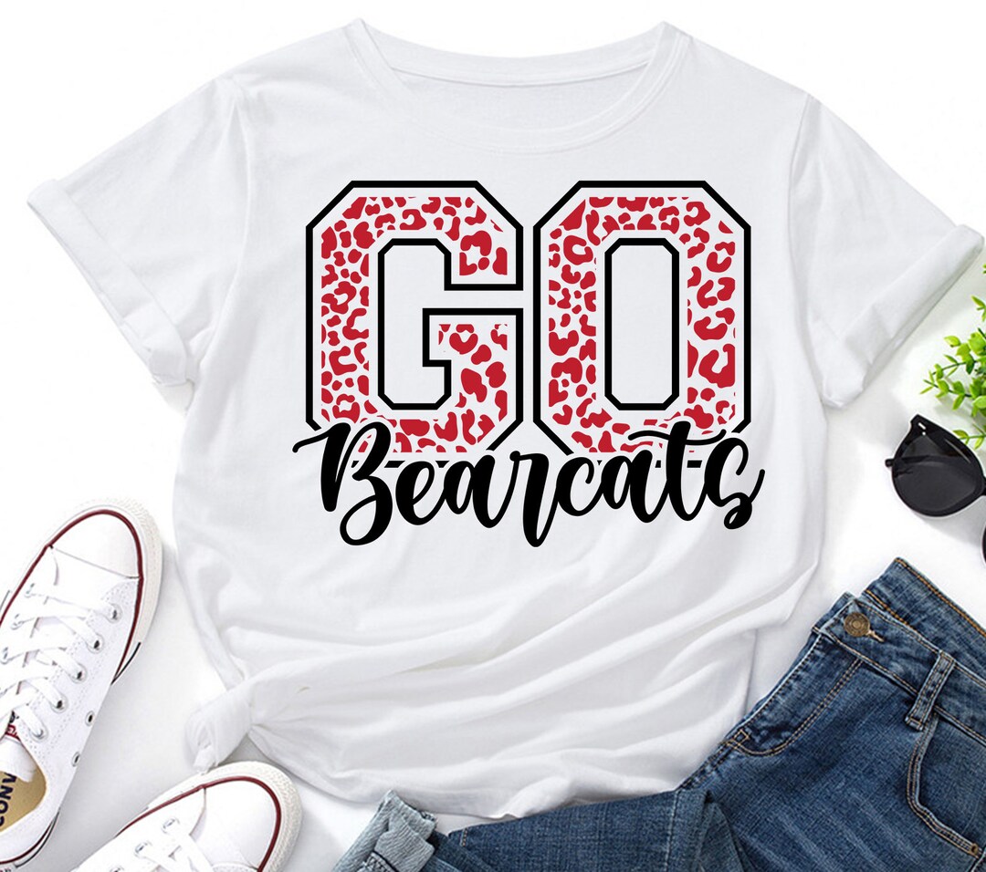 Leopard Go Bearcats Svgbearcats Cheer Svgbearcats Mascot - Etsy