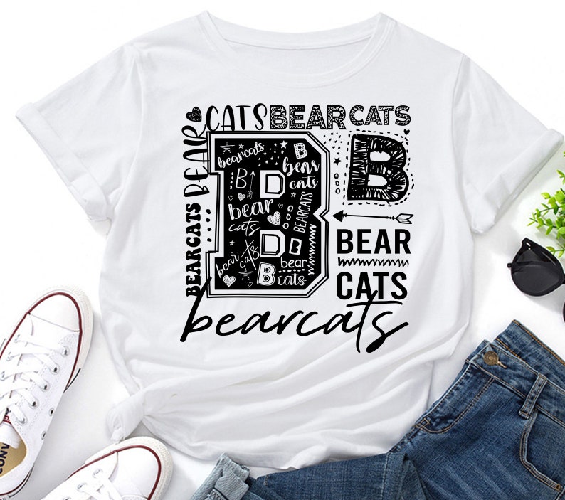 Bearcats Mascot SVG, School Spirit Design (digital Files) - Etsy