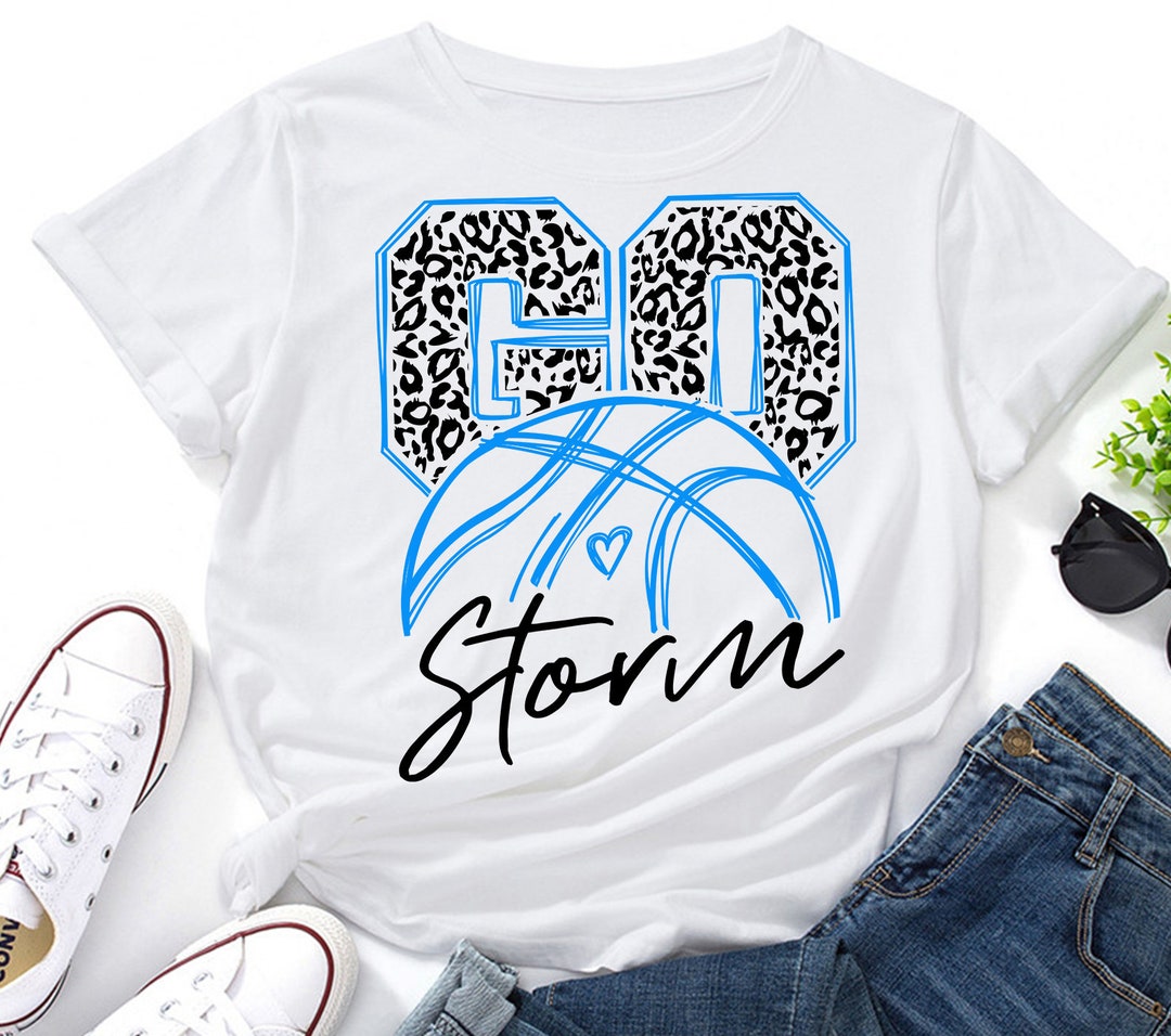 Go Storm Basketball Svgstorm Svggo Leopard Storm Svgstorm - Etsy