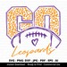 Go Leopards Football Svg,leopards Svg,leopards Mascot,leopards Shirt ...
