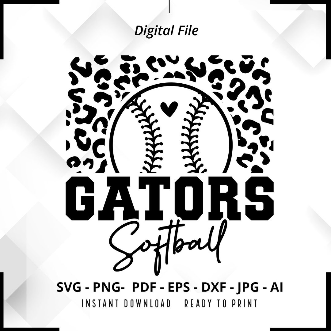 Gators Softball SVG PNG, Gators Svg, Softball Svg, Gators Shirt Svg ...