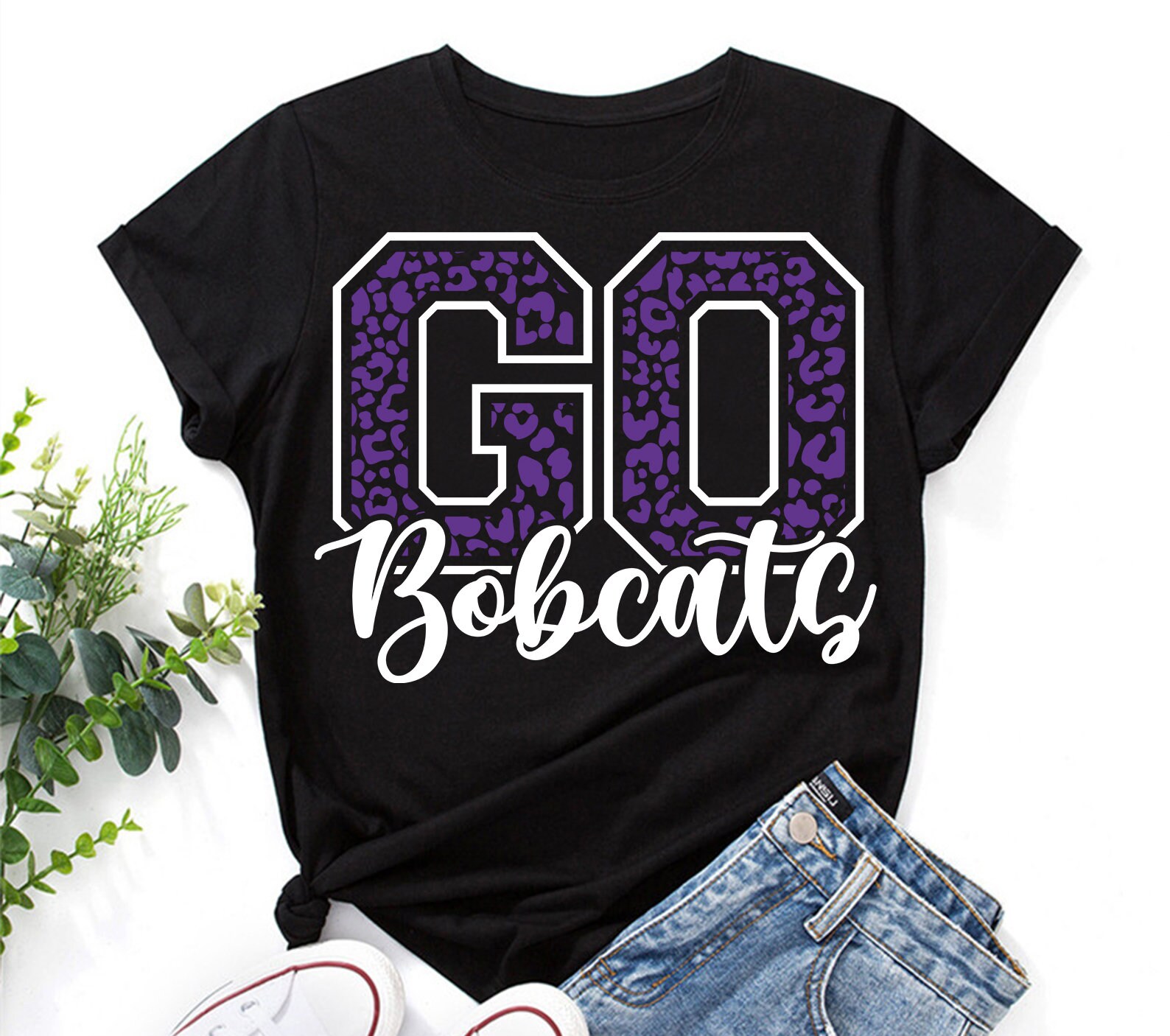 Go Bobcats SVG, Leopard Mascot, School Spirit (digital Files) - Etsy