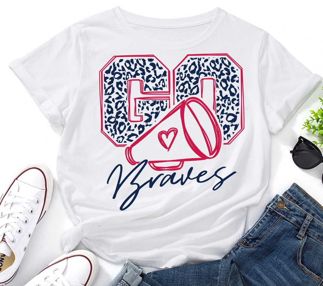 Go Braves Leopard Svgbraves Cheer Svgbraves Mascot - Etsy