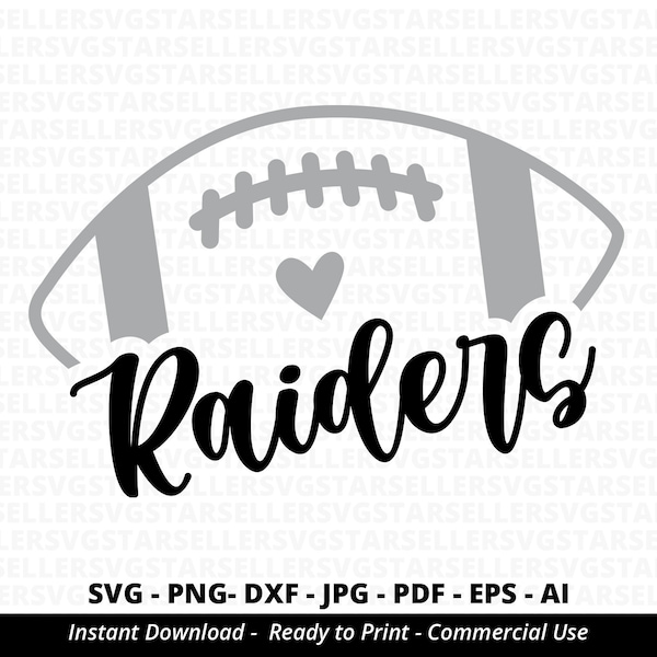 Raiders Svg - Etsy
