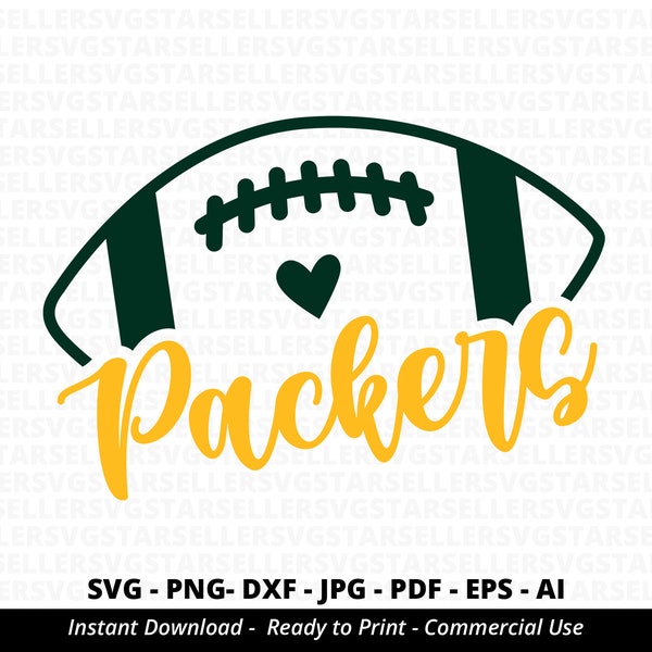Packers Svg - Etsy