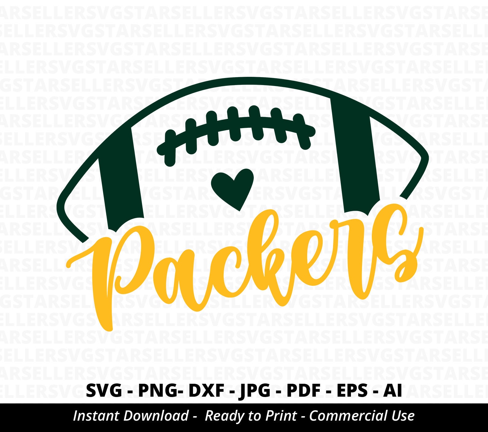 Packers Football SVG, PNG, Mascot, Game Day Design (digital Files) - Etsy