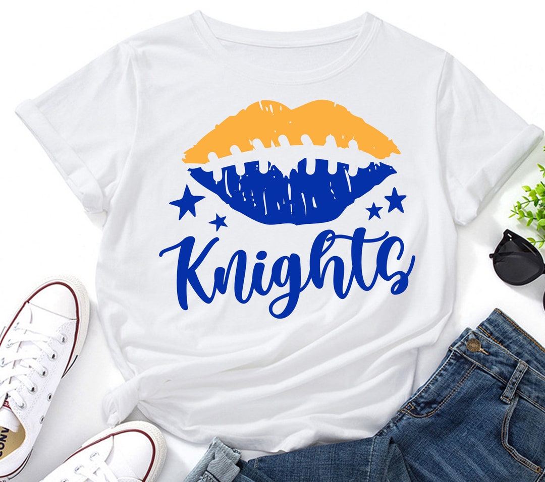 Knigths Football Lips Svgknigths Svglips Football - Etsy