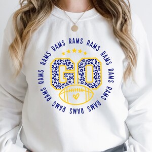 Go Rams Football SVG PNG, Rams Svg,leopard Go Rams Svg,rams Mascot Svg ...
