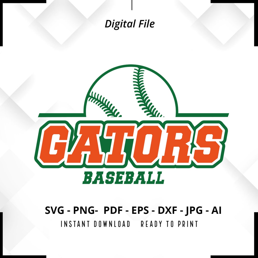 Gators Baseball SVG PNG, Gators Svg, Baseball Svg, Gators Shirt Svg ...