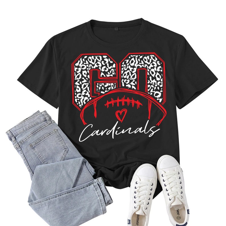 Go Cardinals Football Svgcardinals Svgleopard Go - Etsy