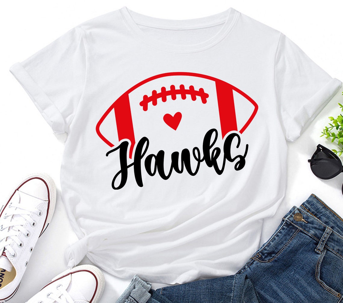 Hawks Football SVG Hawks Svg Hawks Shirt Svghawks Mascot - Etsy
