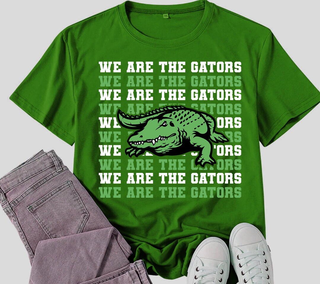 We Are the Gators Mascot SVG Pnggators Sublimation - Etsy