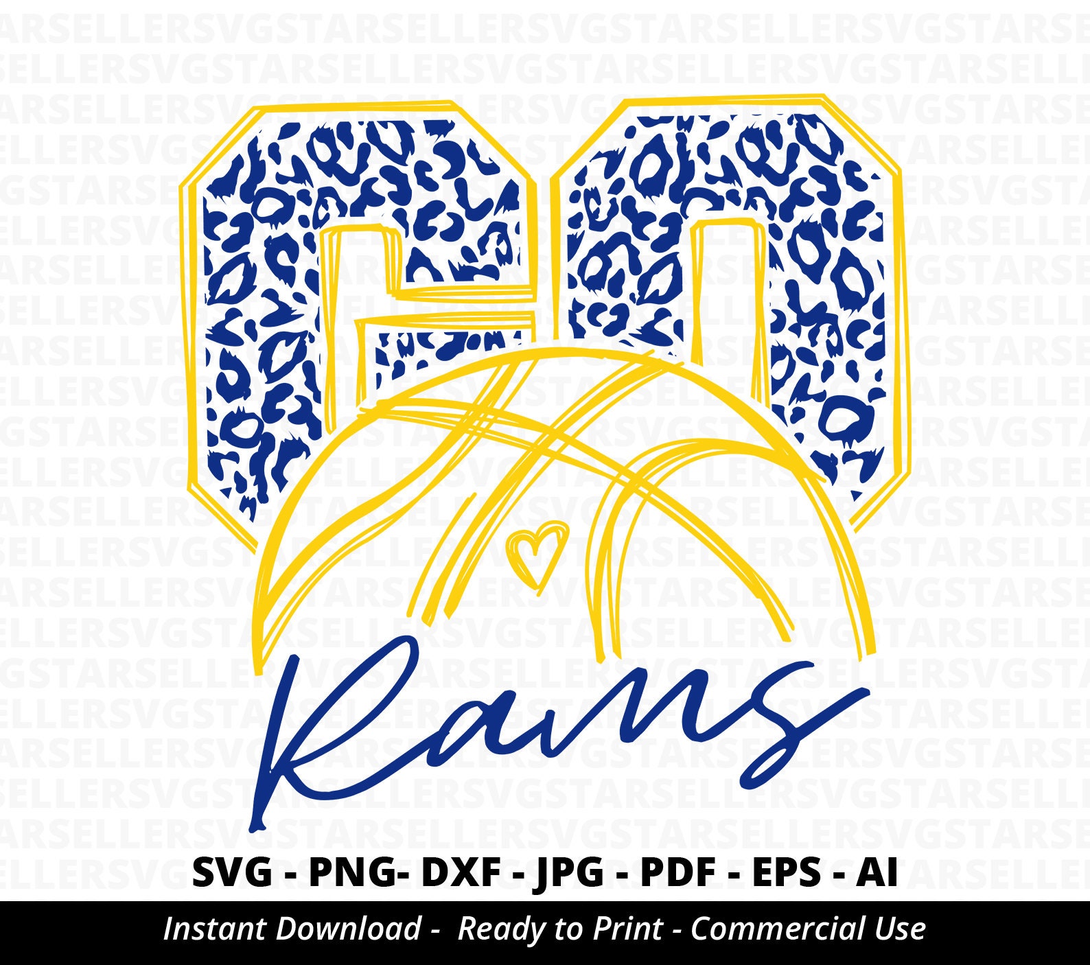 Go Rams Basketball Svg,rams Svg,leopard Go Rams Svg,rams Mascot Svg ...