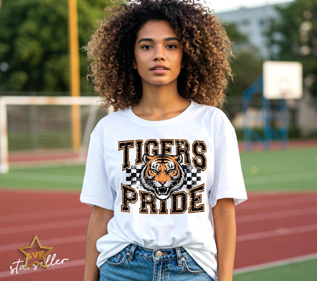 Tigers Pride PNG, Retro School Spirit Design (digital Download) - Etsy