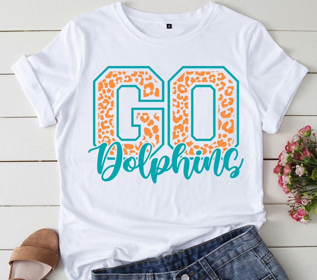 Leopard Go Dolphins Svgdolphins Cheer Svgdolphins Mascot - Etsy
