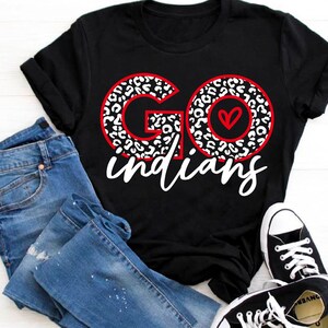 Go Indians SVG PNG, Indians Svg,leopard Go Indians Svg,indians Shirt ...