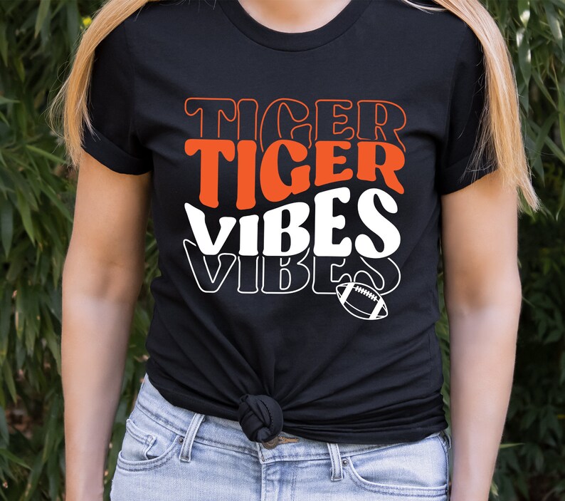 Tiger Vibes SVG PNG Tigers Svgtigers Cheer Svgtigers Mascot - Etsy