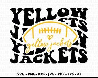 Yellow Jackets SVG PNG, Yellow Jackets Football Svg, Yellow Jackets Svg ...